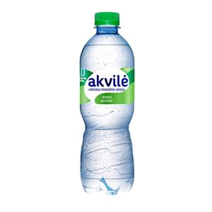 Natūralus mineralinis vanduo AKVILĖ, lengvai gazuotas, 0,5 l, PET D ...
