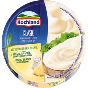 Lydytas tepamasis kreminis sūris HOCHLAND, trikampiai gabalėliai, 140 g ...