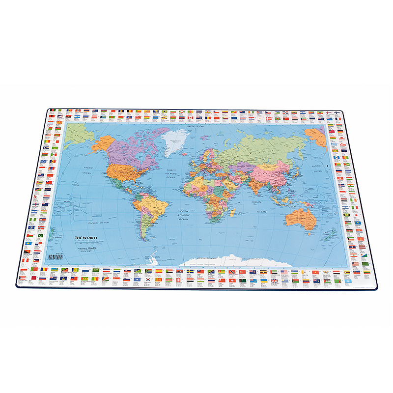 Officeday | Bantex desk pad with world map