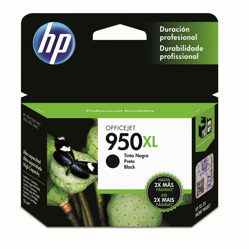 HP No.950 XL (CN045AE), juoda kasetė rašaliniams spausdintuvams, 2300 ...