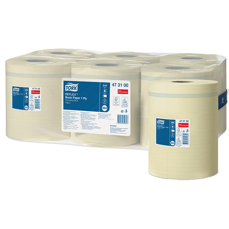Officeday | Wiping paper Tork Reflex Basic M4 1-ply, 857 sheets, 20 ...