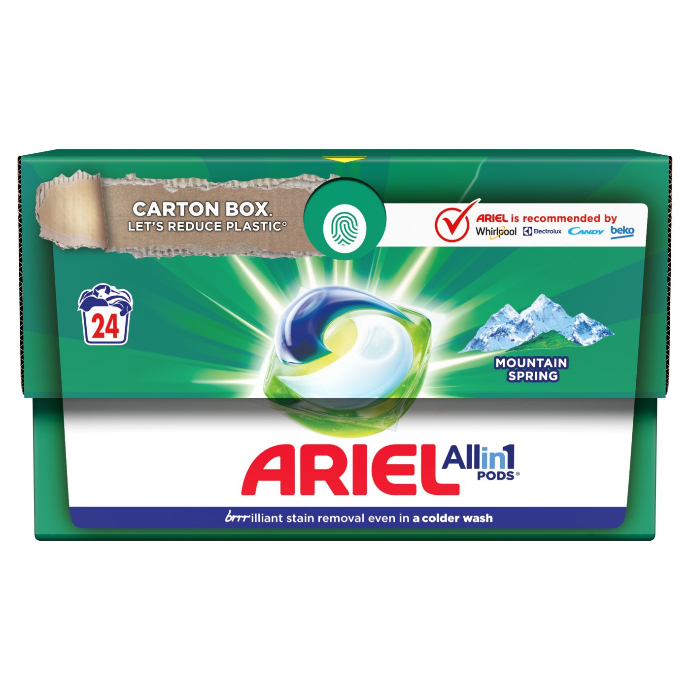 Officeday | Liquid laundry detergent ARIEL Mountain Spring, 24 WL