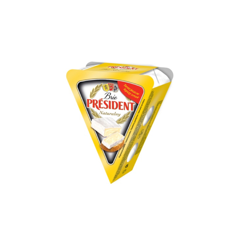 Pelėsinis sūris Brie PRESIDENT, natūralus, 32 %, 125 g | Officeday