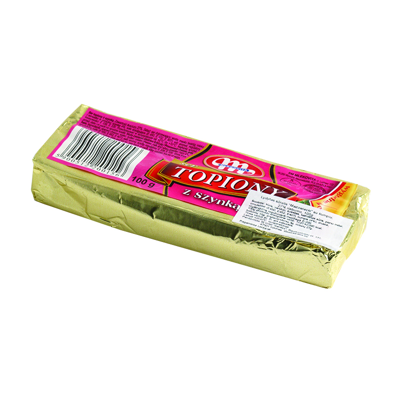 Lydytas sūris, su kumpiu, 100 g | Officeday