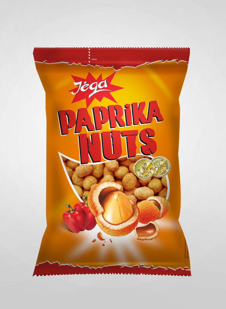 Officeday | Peanuts JĖGA, crispy skin with paprika, 500g