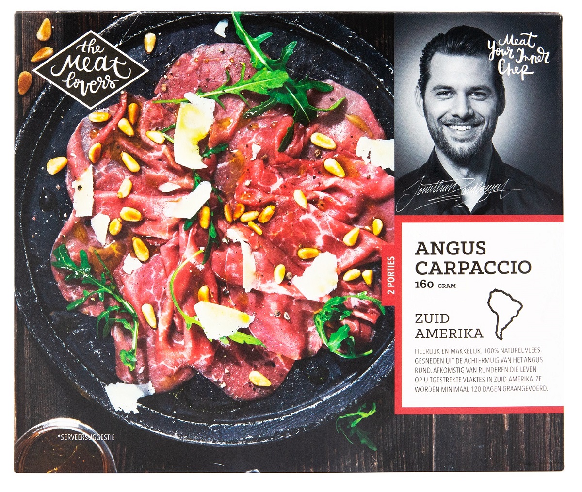Officeday | Frozen beef carpaccio Black Angus The Meat LoversUSA 2x80g
