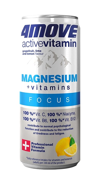 Vitamininis vanduo 4MOVE Active Vitamin Magnesium + Vitamins, 330 ml ...