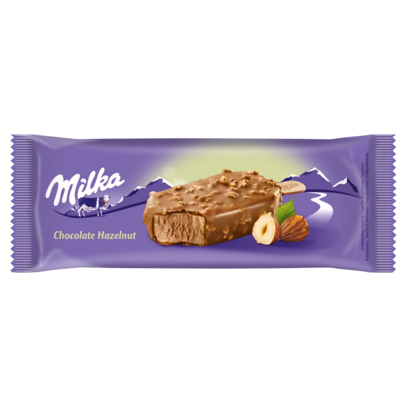 Officeday | Edible ice cream MILKA Hazelnut crunch, on a stick, 90 ml