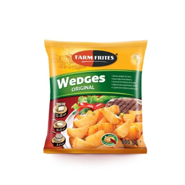 Officeday | Frozen french fries FARM FRITES skin on wedges 600 g