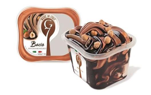 Officeday | Italian ice cream G7 with nuts, in a box, 1000 ml