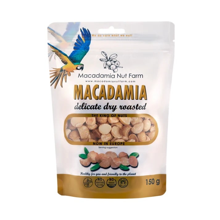 Officeday | Macadamia nuts MACADAMIA NUT FARM, kernels, roasted, 150 g