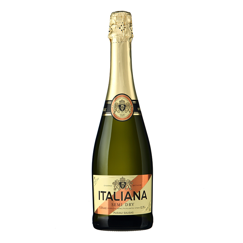 Putojantis vynas ITALIANA Prestige, pusiau sausas, 11,5%, 0,75 l ...