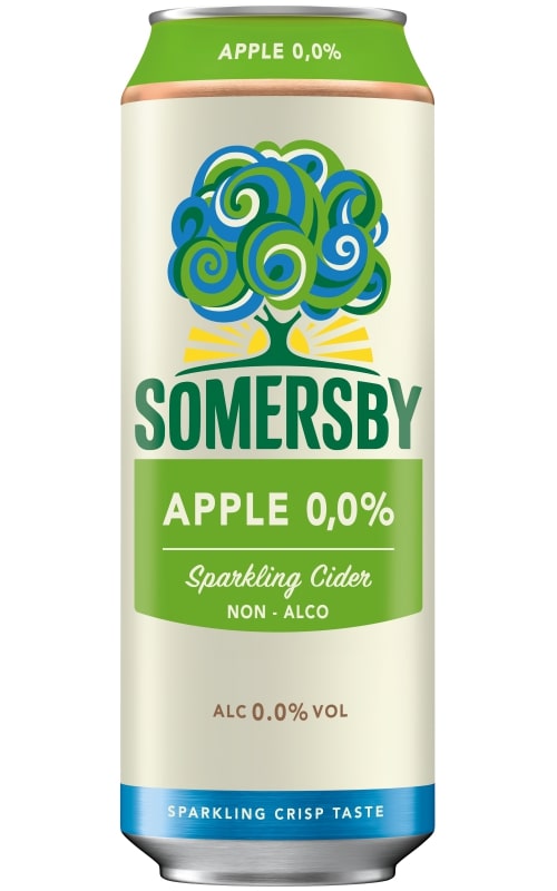 Officeday | Cider SOMERSBY, apple flavored, non-alcoholic, 0.5l can