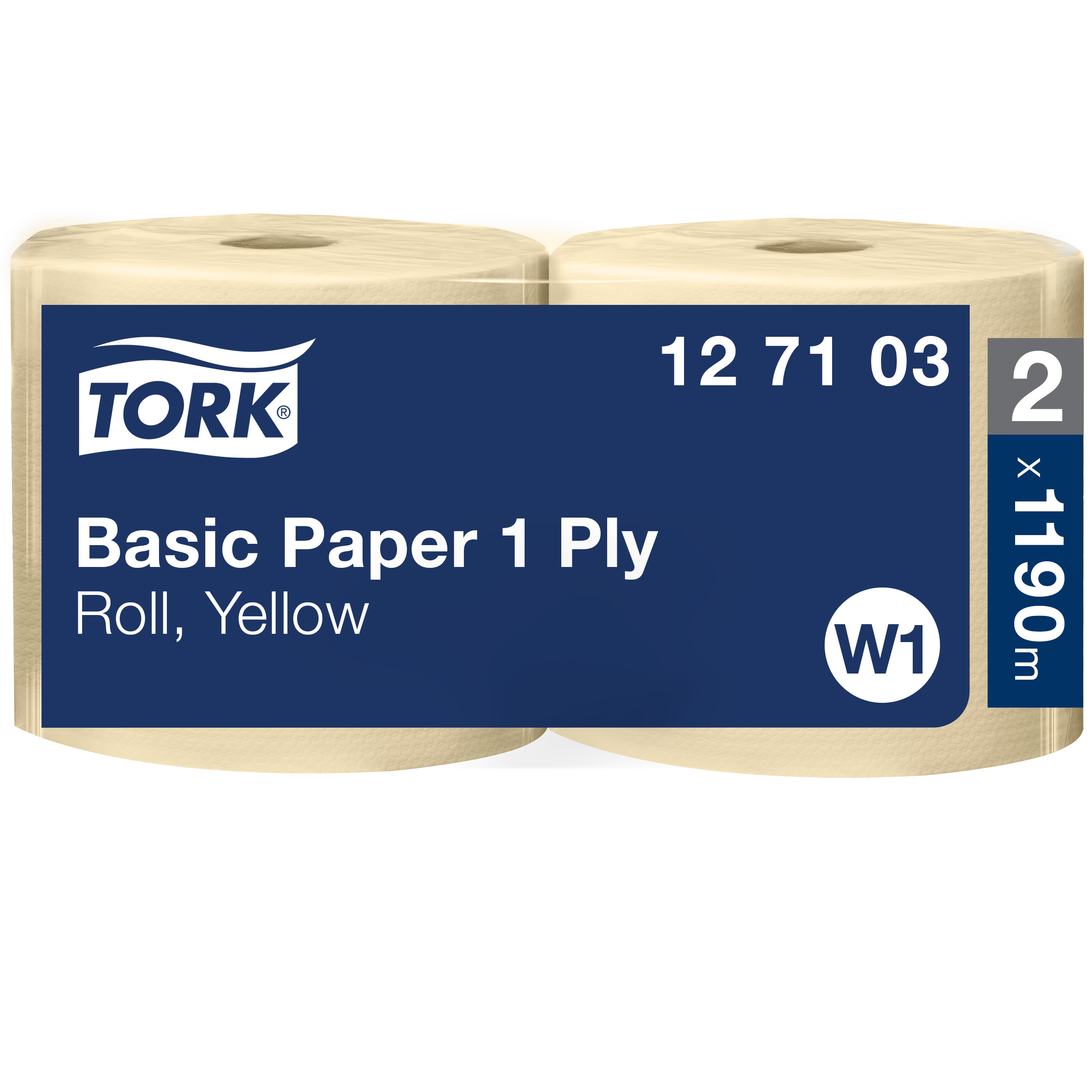 Officeday | Industrial paper TORK BASIC W1, 1 ply, 23.5 cm x 1190 m ...
