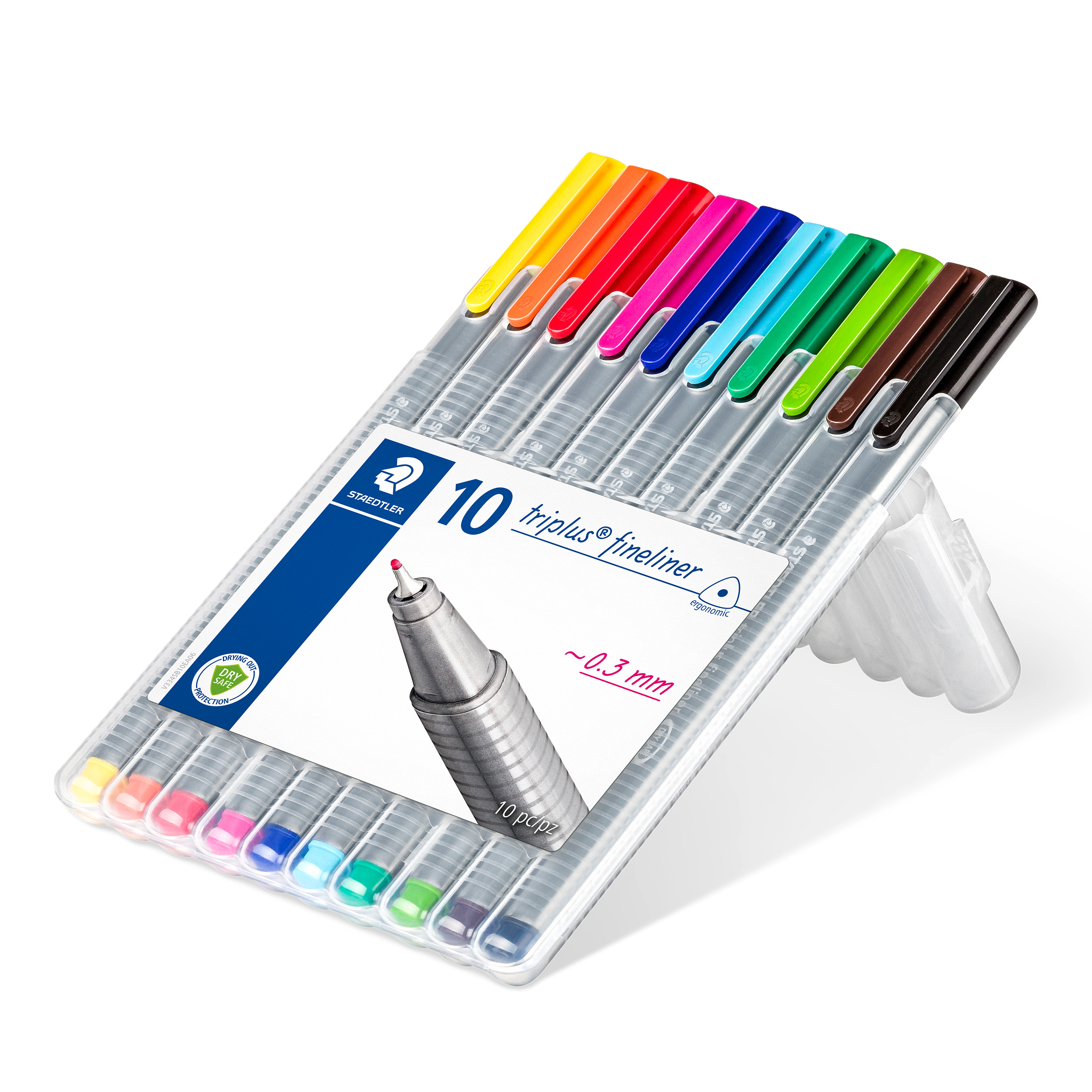 Officeday | Fineliners set STAEDTLER Triplus fineliner, 0.3mm, 10 colors